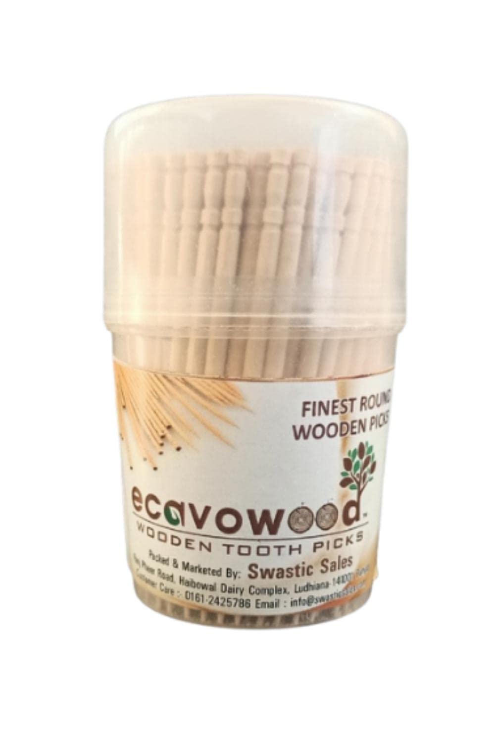 Wooden Biodegradable Toothpick Pack of 1 (250 Sticks in 1 Bottle ...