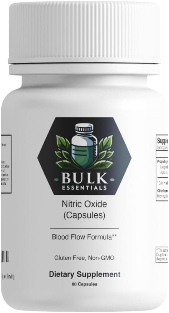 Amazon.com: Bulk Essentials Nitric Oxide Capsules - 1000mg per Serving ...