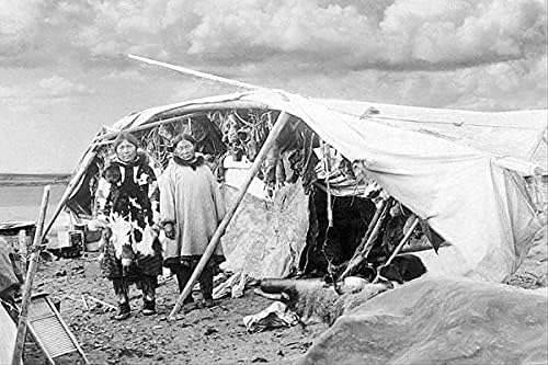 Amazon.com: Eskimo Camp, Nome, Alaska 1916 8x12 Photograph Photo Print ...