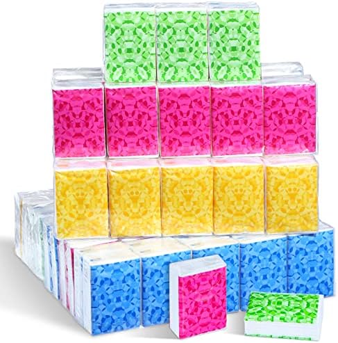 Amazon.com: Panelee 120 Pack Travel Tissues 3 Ply Mini Tissues Packs ...