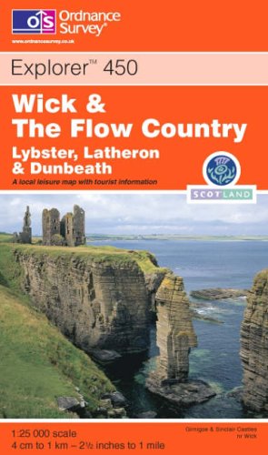 Buy Wick and the Flow Country: Sheet 450 (OS Explorer Map) Book Online ...