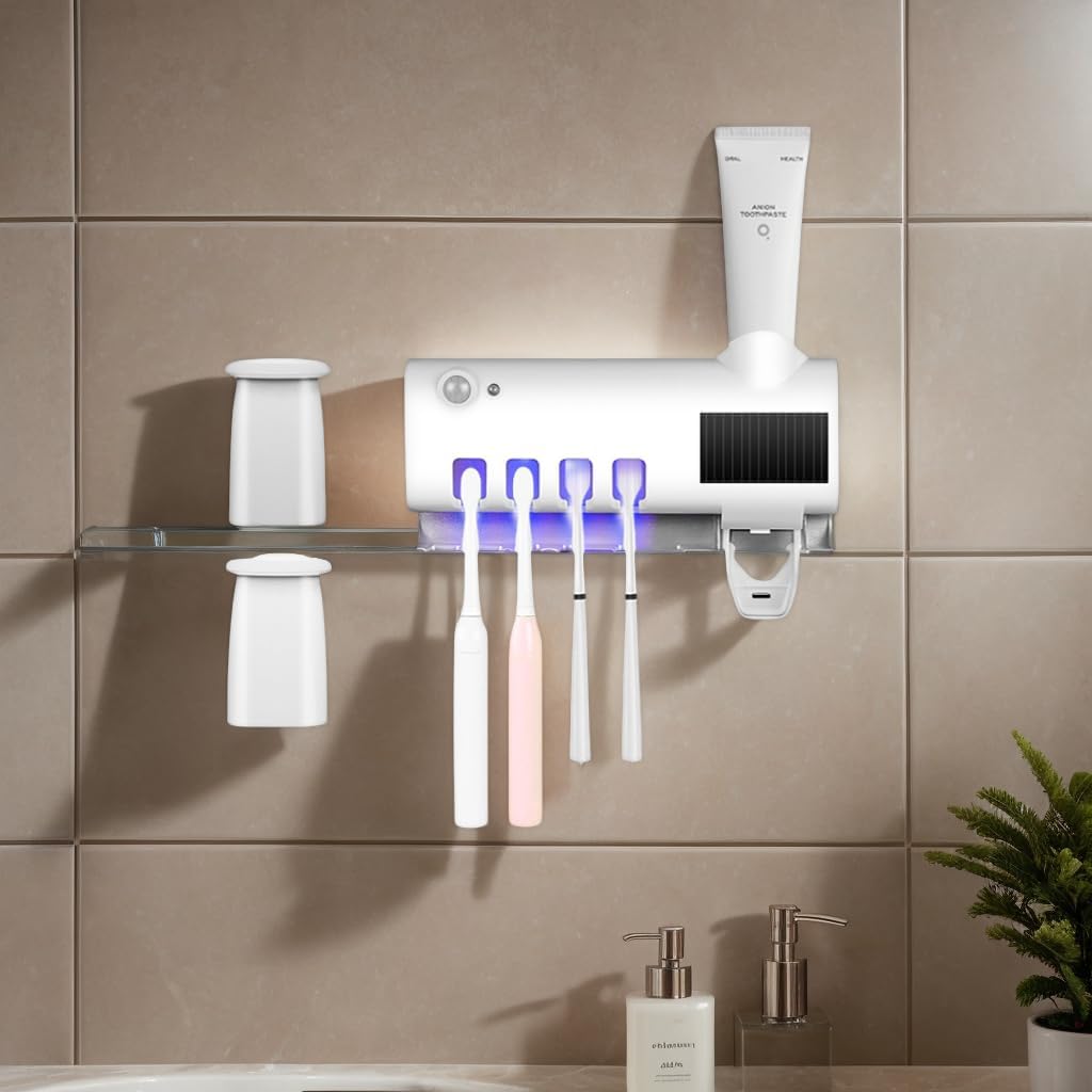 Amazon.com: NeteHon Wireless Wall Mounted Toothpaste Dispenser ...