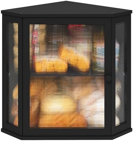 Amazon.com: BakedBin Corner Bread Box for Kitchen Countertop - New 2025 ...
