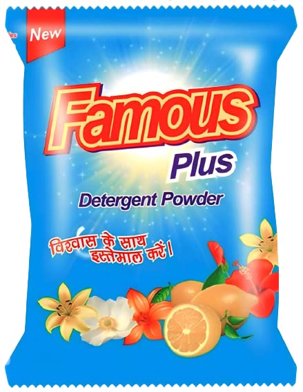 FAMOUS PLUS Detergent Powder Jasmine Perfume Detergent Powder Remove ...