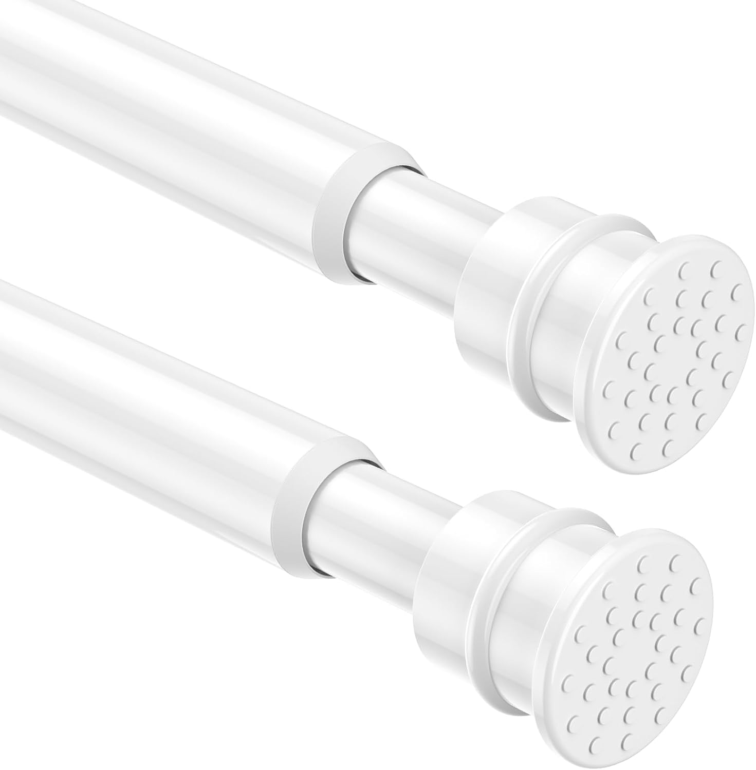 Amazon.com: Fvonzn Tension Curtain Rod 26 to 48 Inch Adjustable Tension ...