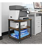 Amazon.com : Natwind 2 Tier Laser Printer Stand,23.6''x23.6''x12.6 ...