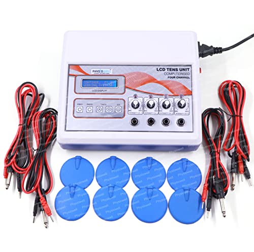 Physiowell Tens 4 Channel LCD Machine for Physiotherapy Nerve ...