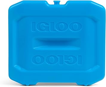 Igloo Maxcold Ice Freezer Block, Blue, 12" Large x 1.75" W x 10.5" H ...