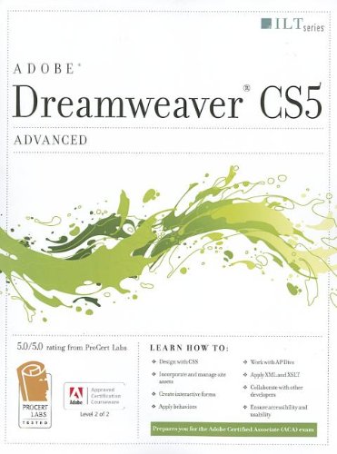 Dreamweaver Cs5: Advanced, Aca Edition + Certblaster: Axzo Press: 9781426020902: Amazon.com: Books