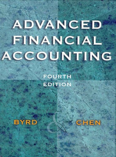 Advanced Financial Accounting: Clarence Byrd, Ida Chen: 9780130896117 ...