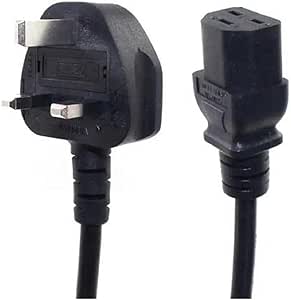 Amazon.com: UK to C21,Toptekits UK BS1363 3Pin to IEC 320 C21 Power ...