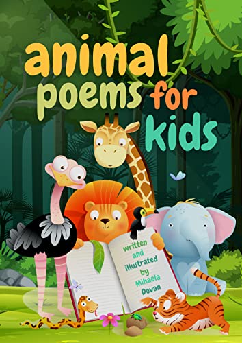 Animal Poems For Kids Of All Ages - Illustrated Book: 25 Funny Poems ...