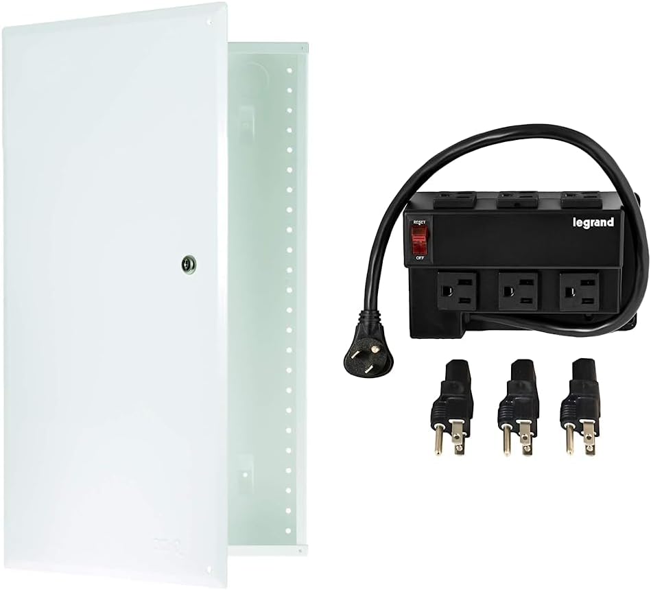 Legrand - OnQ Structured Media Enclosure with Hinged Door, 42 Inch ...