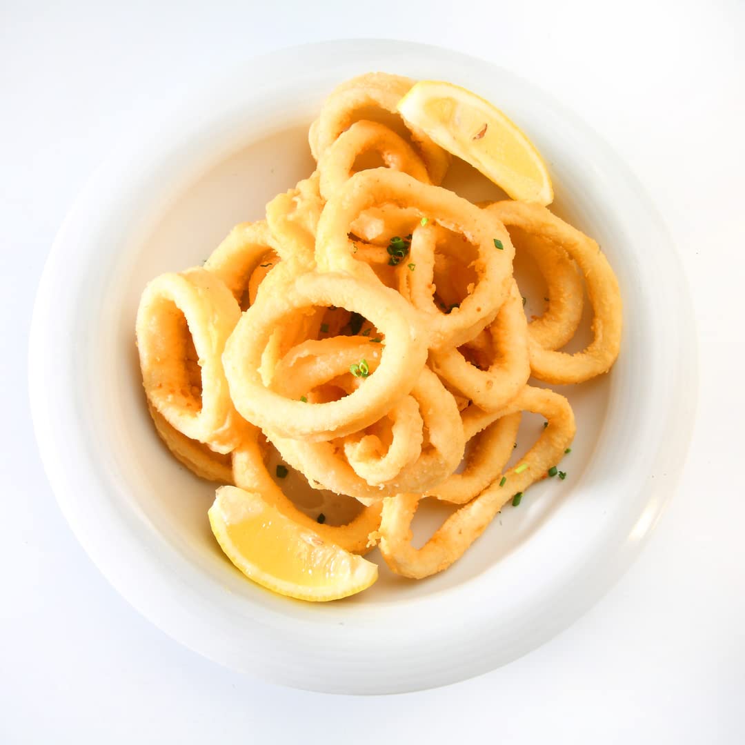 Squid Rings/Calamari Battered 1kg : Amazon.co.uk: Grocery