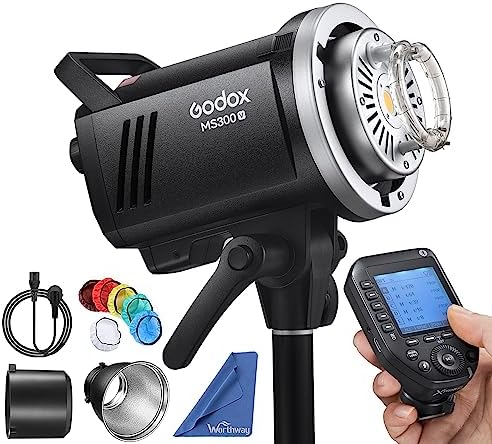 Amazon.com : Godox MS300V MS300-V Studio Strobe Flash Light - 300W,2.4G ...