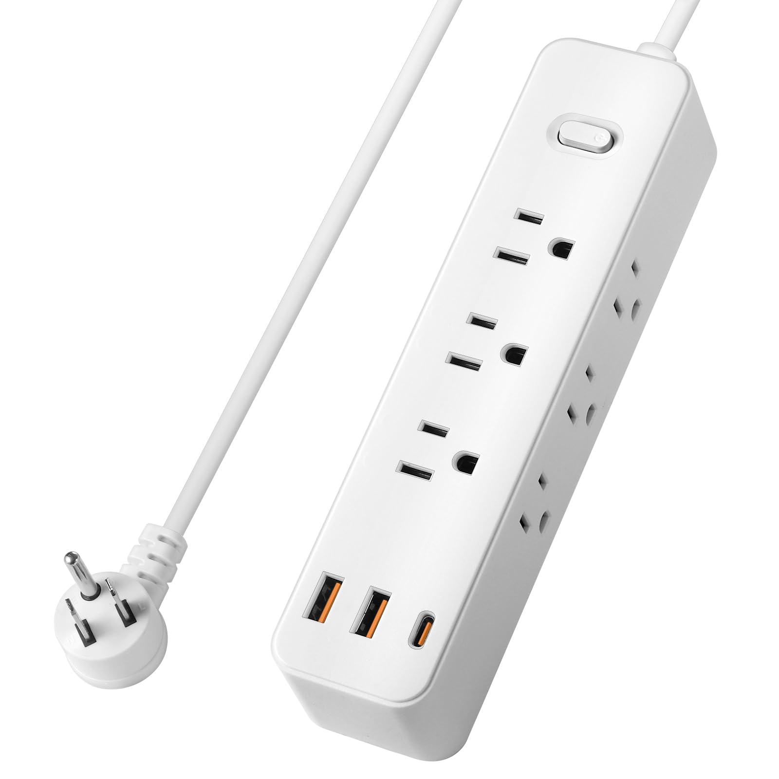 Snapklik.com : 6FT Power Strip Surge Protector, 12-in-1 Power Bar