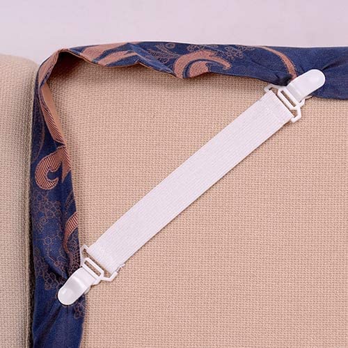 Amso 4Pcs/Set Nylon Elastic Band Bed Sheet Fix Buckle Strong Plastic ...