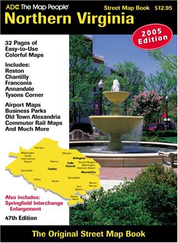 Virginia (Northern) Atlas: ADC the Map People: 9780875305936: Amazon ...