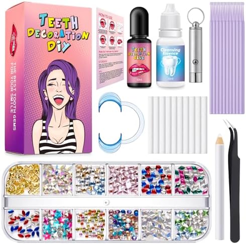 Amazon.com : Gemzeez: The Original DIY Temporary Tooth Gemz Starter Kit ...