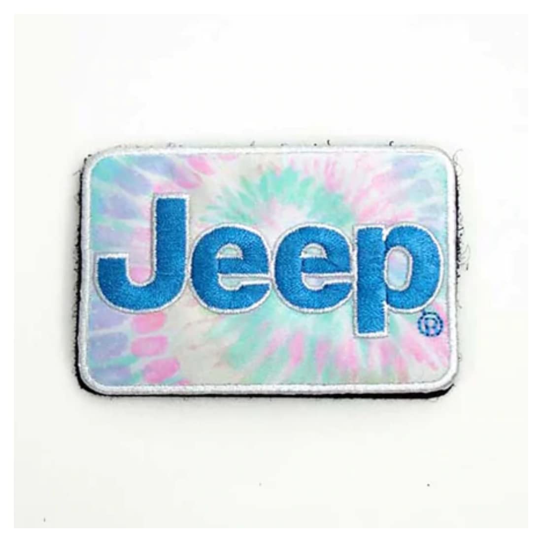 Snapklik.com : Jeep Tie Dyed Text Logo Iron-on