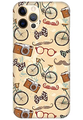 Vintage Hipster Printed Back Cover Phone Case for Apple iPhone 12 Pro ...