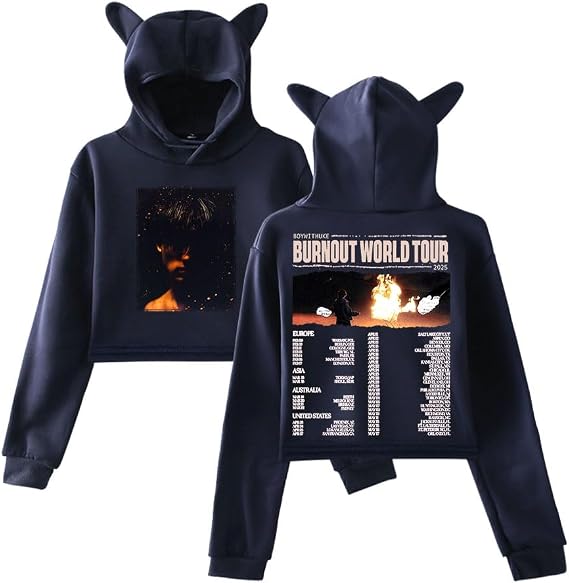 XCZAP BoyWithUke World Tour Merch - Sudadera con capucha para mujer ...