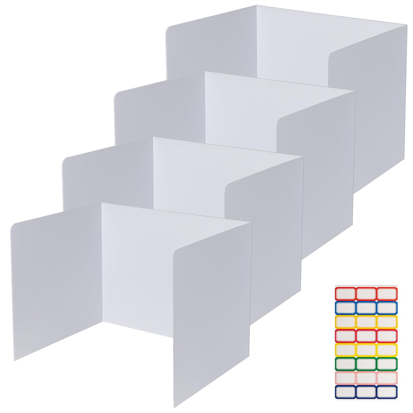 SIYOMG Desk Dividers, 4 Pack 42 x 36 x 34.5 cm Classroom Privacy ...