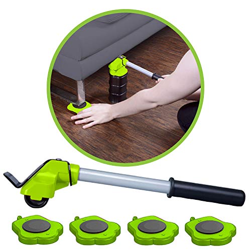 Heavy Duty Furniture Lifter with 4 Sliders for Easy and Safe - Want It All