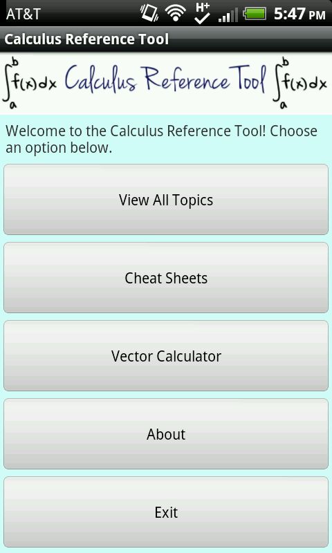 Calculus Reference Pro - App on Amazon Appstore