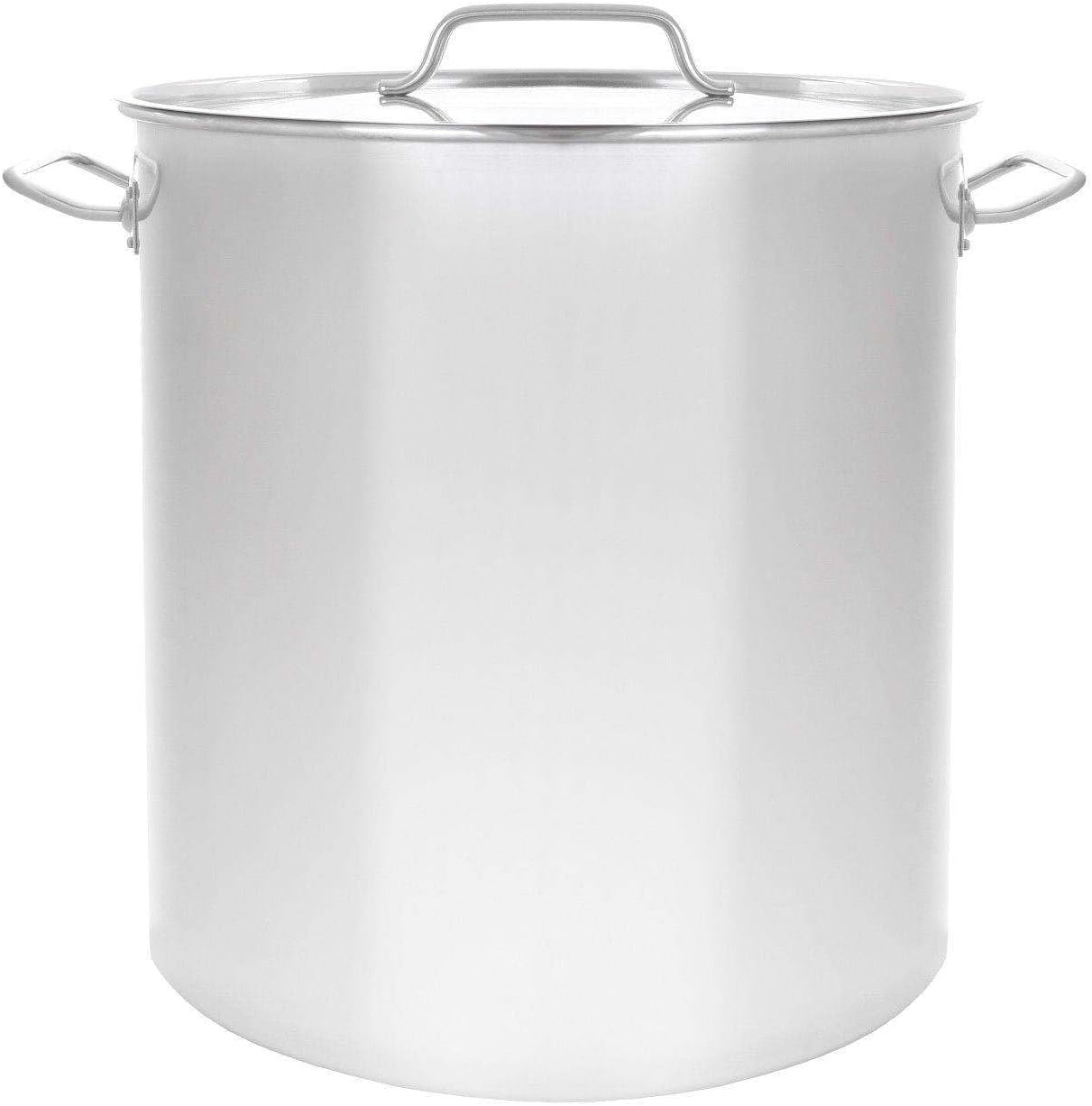Amazon.com: UYSB 30QT Polished Stainless Steel Stock Pot Brewing Kettle ...