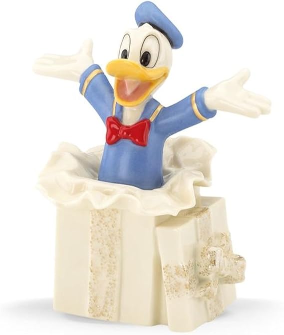 Amazon.com: Disney's Donald Duck's Surprise Gift Figurine by Lenox ...