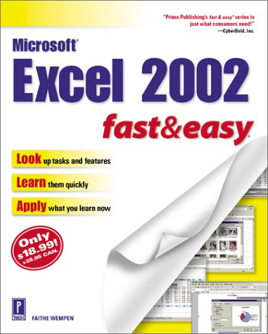 Buy Microsoft Excel XP Fast and Easy (Fast & Easy S.) Book Online at ...