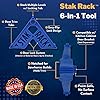 Stak Rack | 6 in 1 Painter's Accessory Tool | Stacking Design | Paint ...