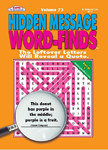 Hidden Message Word-Finds Puzzle Book - Volume 73: Kappa Books ...