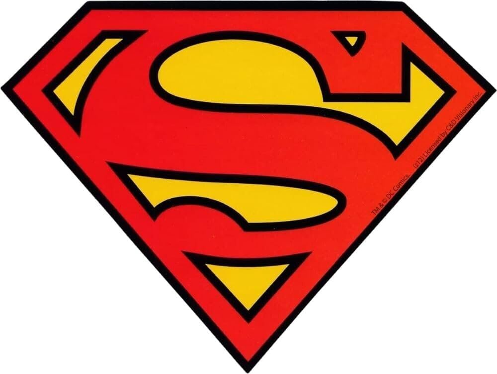 Amazon.com: Superman Logo Sticker Waterproof Sticker Vinyl Made in ...