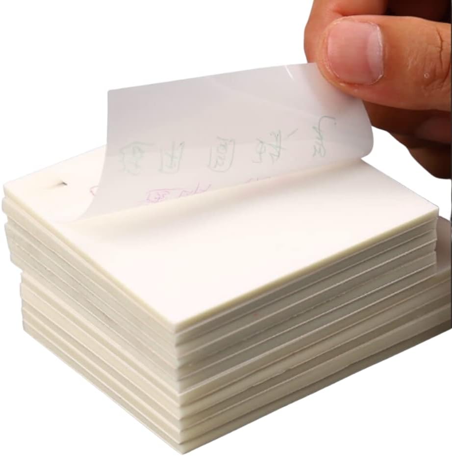 Post it transparente bloco de notas adesivas a prova d agua para ...