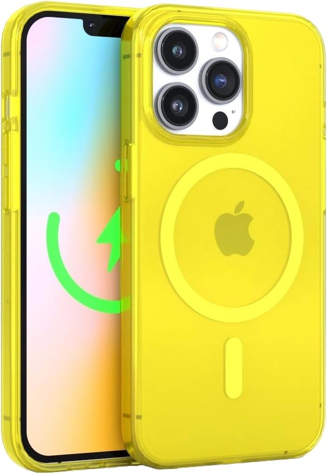 Amazon.com: FELONY CASE for iPhone 16 Pro Max - Stylish Neon Yellow ...