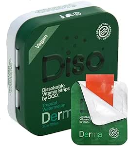 Amazon.com: DISO - Derma - Dissolvable Supplement Oral Strips for Skin ...