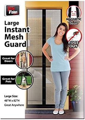Amazon.com: Total Vision Large Instant Mesh Door Guard 48" x 83" (122cm ...