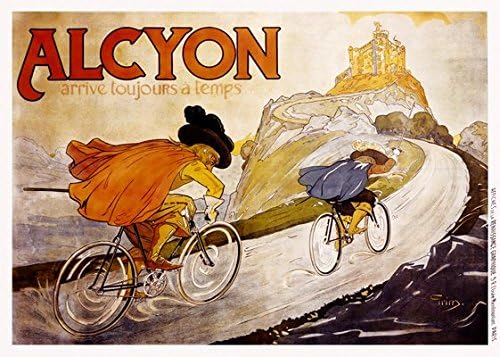 Amazon.com: Alcon Three Musketeers Vintage Bicycle Poster Print (11 x ...