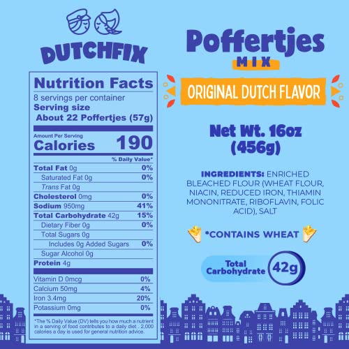 Snapklik.com : DutchFix Poffertjes Mix Original Mini Dutch Pancake Mix ...