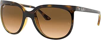 Ray-Ban RB4126 Sunglasses Bundle: RB 4126 710/51 Cats 1000 Light Havana ...