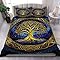 Amazon.com: CAPOZEN Celtic Viking Tree of Life Bedding Set, Yggdrasil ...