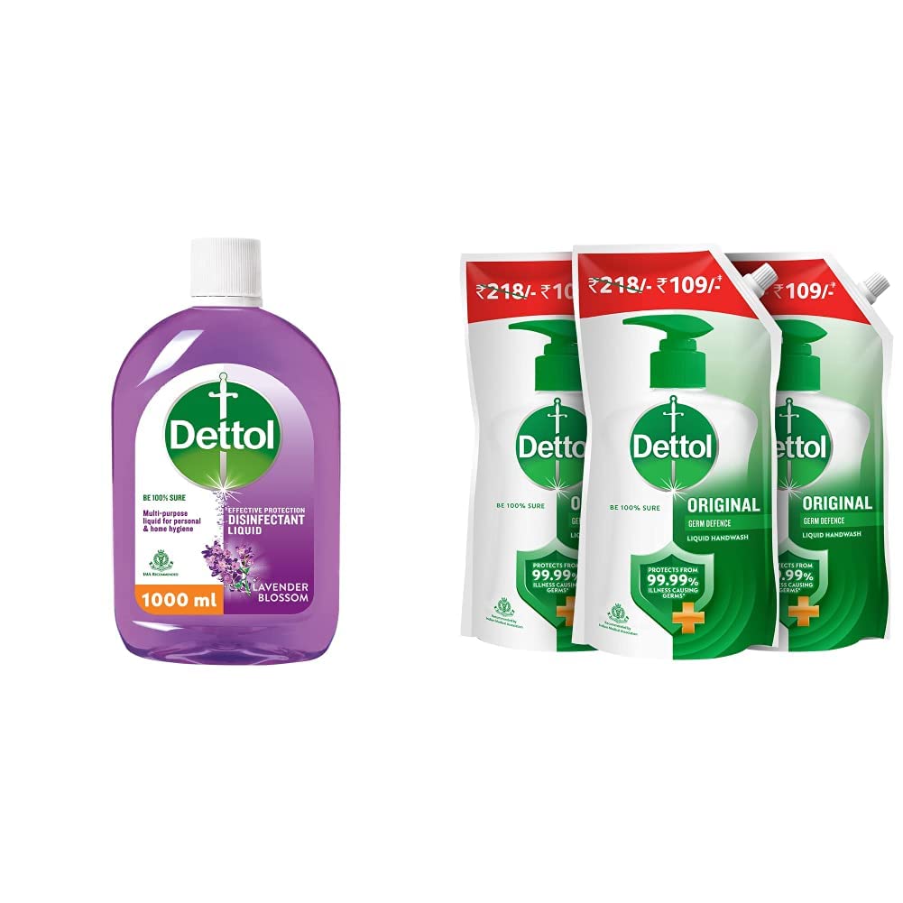 Buy Dettol Liquid Disinfectant for Floor Cleaner, Surface Disinfection ...