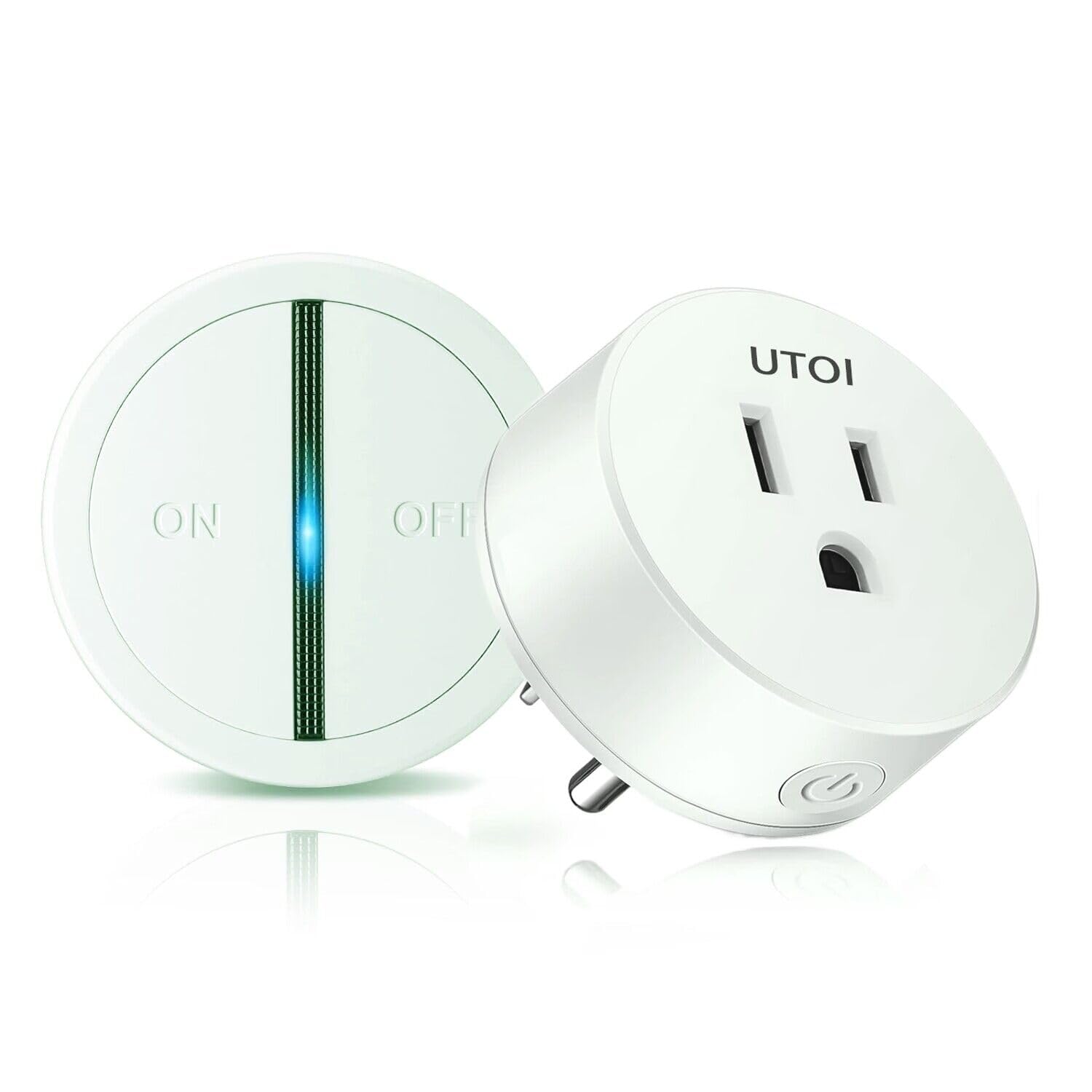 UTOI Wireless Remote Control Outlet Plug with Remote Switch, 15A Remote ...