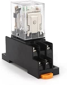 Amazon.com: 10pcs Intermediate Relay HH52P MY2NJ Plug-in Relay DC AC12v 24v AC110v 220v 380V 5a ...