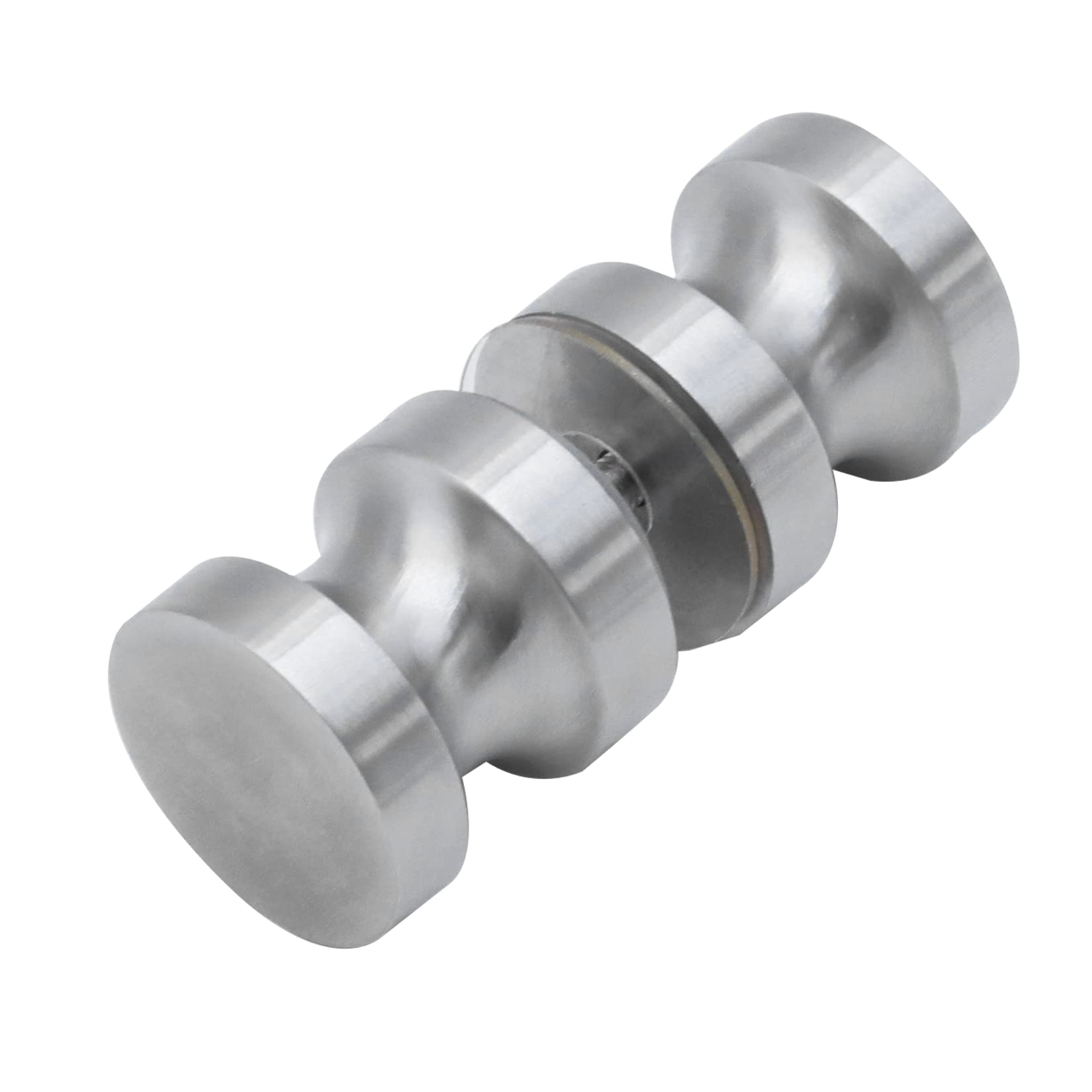 CKB Double Side Shower Door Knob, Glass Door Pull with Brushed Nickel ...