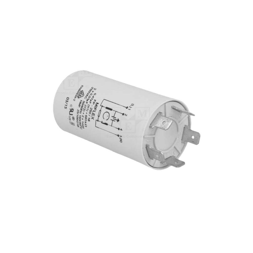 motor anti-interference filter 1mH 250VAC C=0.47uF Cy=10nF Miflex FP ...
