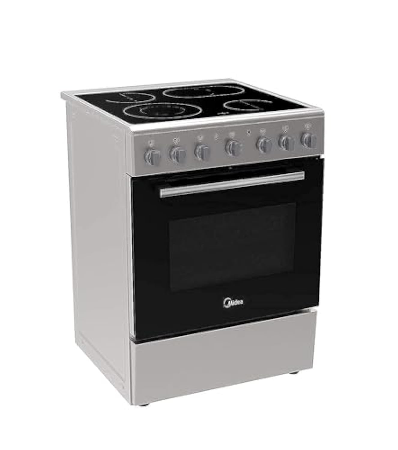 Midea 60x60cm Freestanding Ceramic Cooker with 65L Multifunction Oven ...