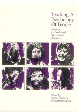 Amazon.com: Teaching a Psychology of People: Resources for Gender and ...